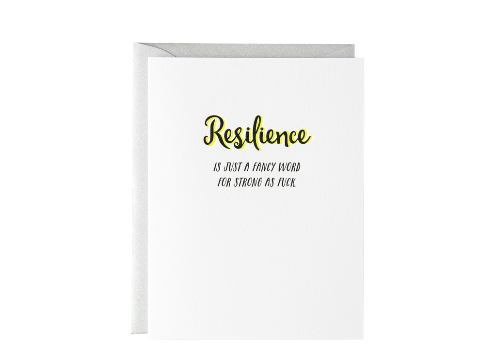 Resilience is Just a Fancy Word Card – PiPH by Paper Epiphanies
